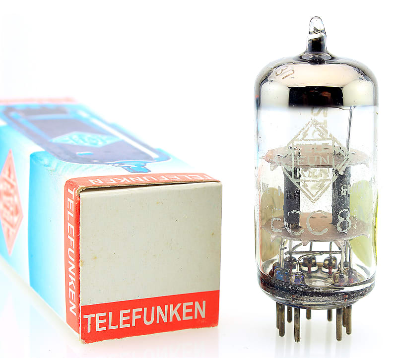 1962 TELEFUNKEN ECC81 12AT7 VACUUM TUBE - EXTREMELY STRONG | Reverb