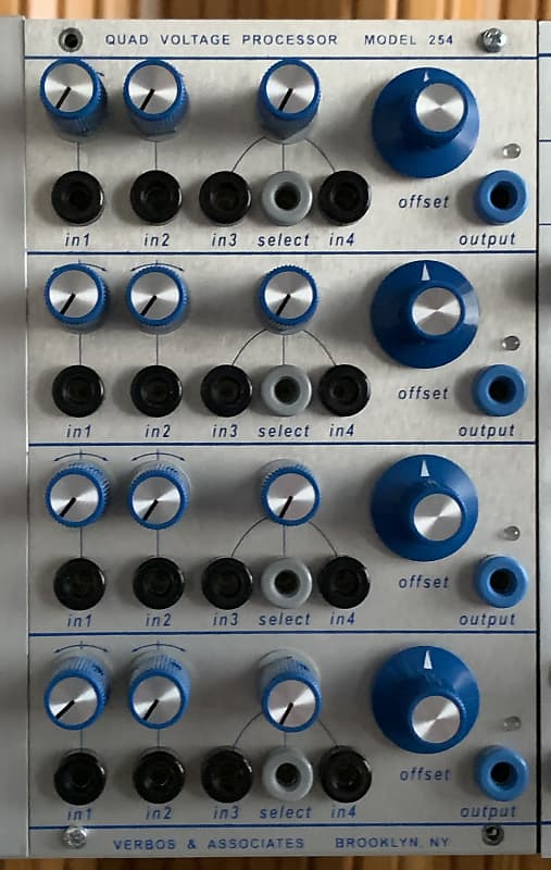Verbos Model 254 Quad Voltage Processor (Buchla Format) | Reverb