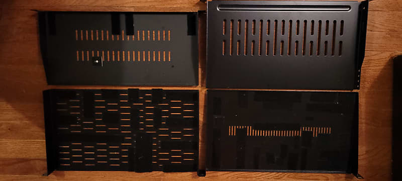 Lot of 5 1U +2U Medium/Deep Depth Rack Trays Rackmount Shelf | Reverb