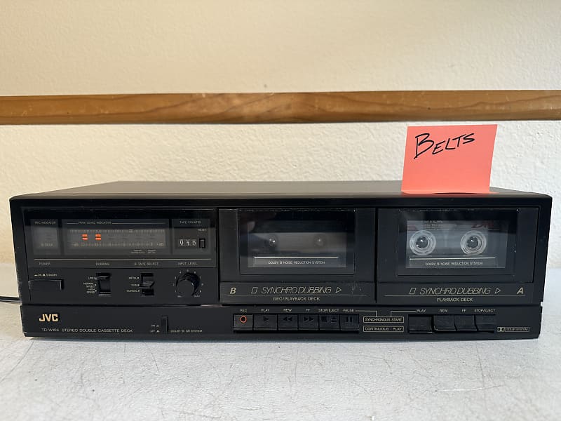 JVC TD-W106 Dual Cassette Deck Tape Player Recorder Dubbing | Reverb