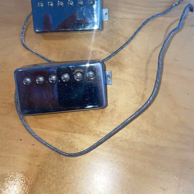 Gibson Tim Shaw PAF Humbucker pickups - Chrome original 1987 | Reverb