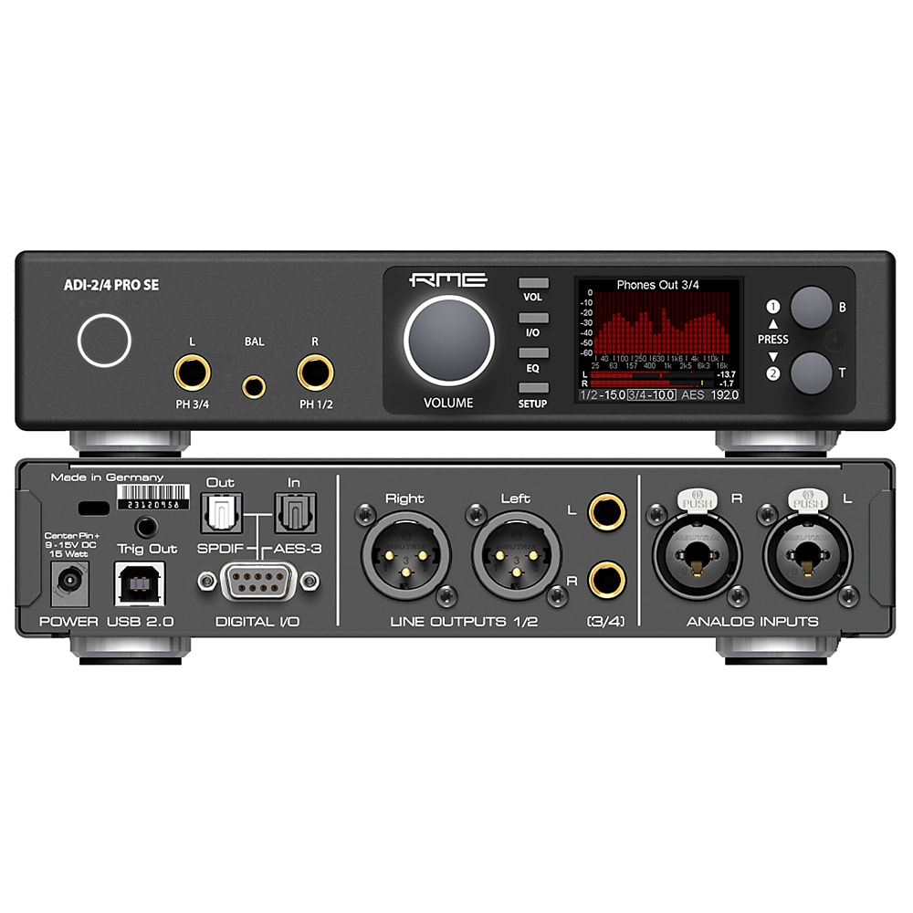 RME ADI 2/4 Pro SE USB Audio Interface | Reverb