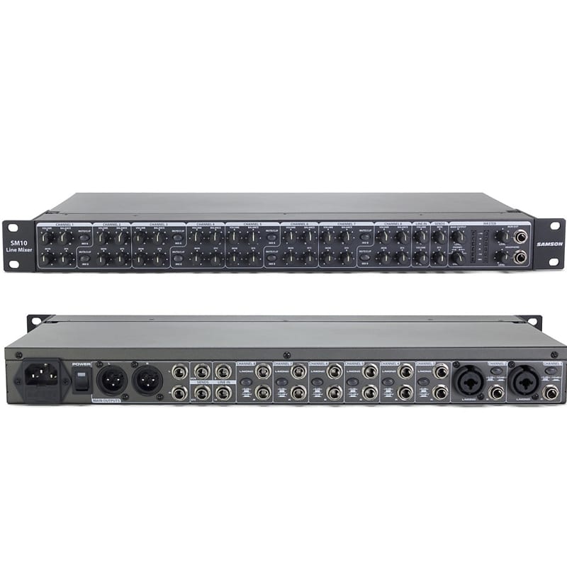 Samson SASM10 10-channel Stereo Line Mixer | Reverb