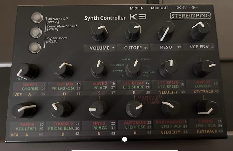 Stereoping Synth Controller | Reverb