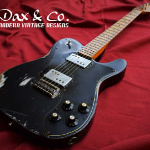 Heavy Relic Fender '72 Telecaster Custom! Black NYC Punk Tele | Reverb