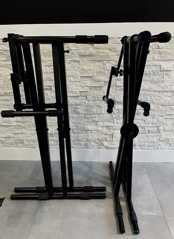 Proline PL402 2-Tier Double X-Braced Keyboard Stand | Reverb