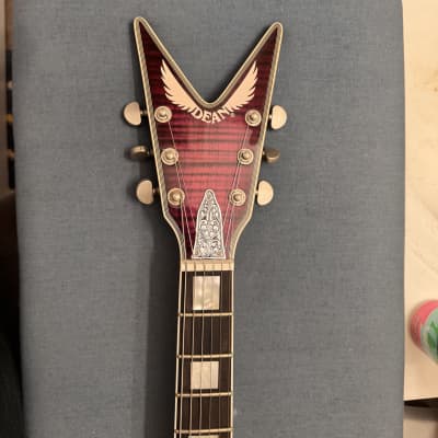 Dean Cadillac 1980 Flame Maple Trans Purple Burst | Reverb