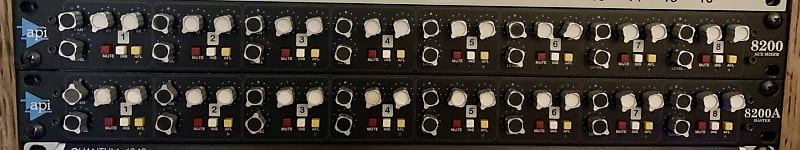API 8200 & 8200A - 16 channel mixer + Summing | Reverb