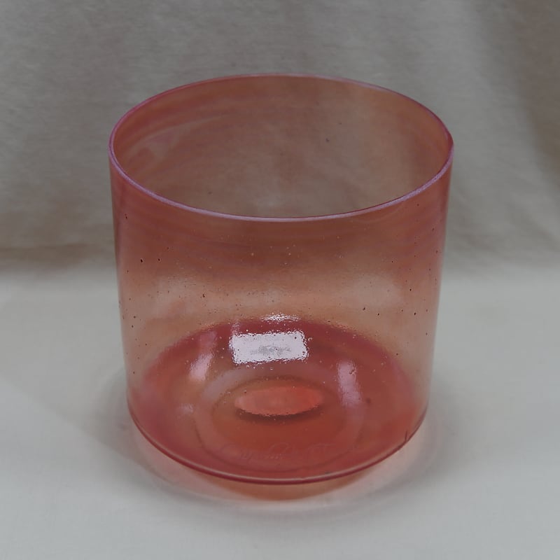 Crystal Tones 6" Rose Quartz Clear Crystal Singing Bowl | Reverb