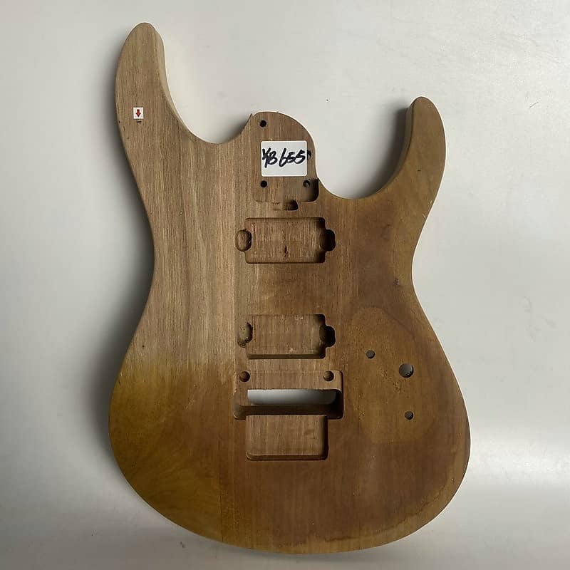 Solid Mahogany Wood Double Cutaway Body | Reverb