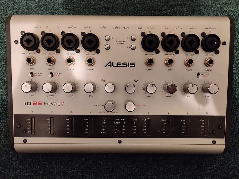 Alesis iO|26 8-Channel FireWire Recording Interface | Reverb
