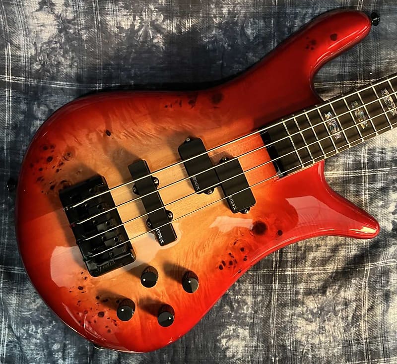Spector EURO4 CST - Natural Red Burst Gloss - 8.15 Lbs. - | Reverb