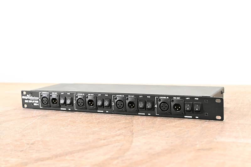 Rapco Horizon MS-4 4-Channel Rackmount Mic Splitter CG01D7F | Reverb