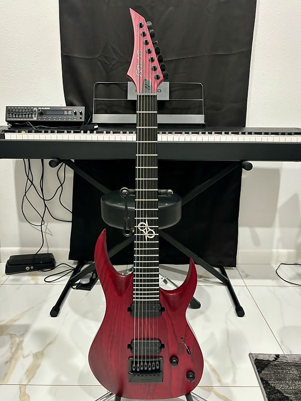 Solar Guitars A1.7TBR 2021 - Trans Blood Red Matte | Reverb