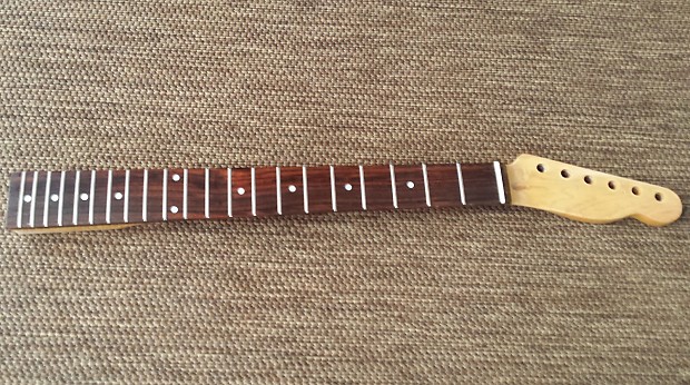 Tele Replacement Neck with Rosewood Fingerboard and 12" | Reverb