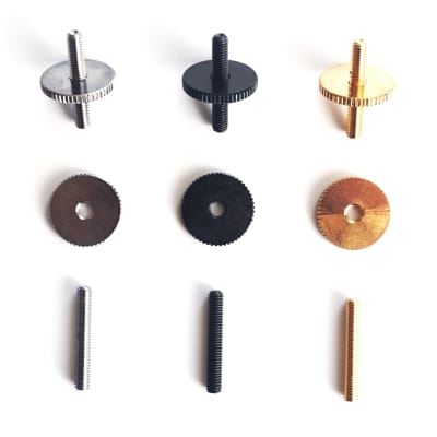 2x Thumb Wheel Tune-O-Matic Bridge Height Adjustment | Reverb UK