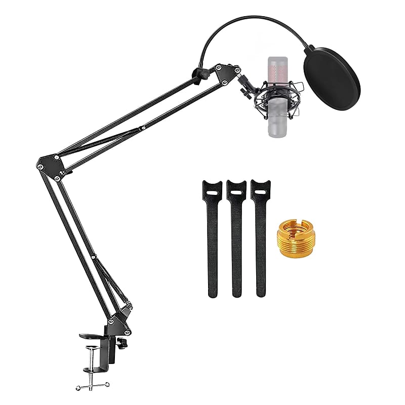 Microphone Arm Stand, Upgraded Adjustable Suspension Boom | Reverb