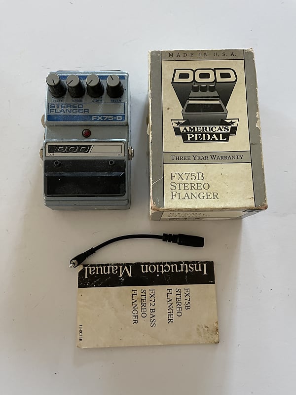 DOD Digitech FX75B Stereo Analog Flanger Rare Vintage Guitar | Reverb