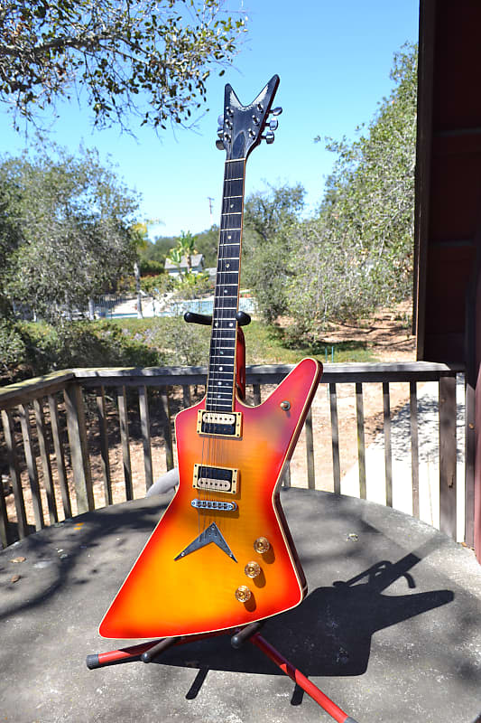 Dean Explorer Z 1983 Cherry Burst | Reverb