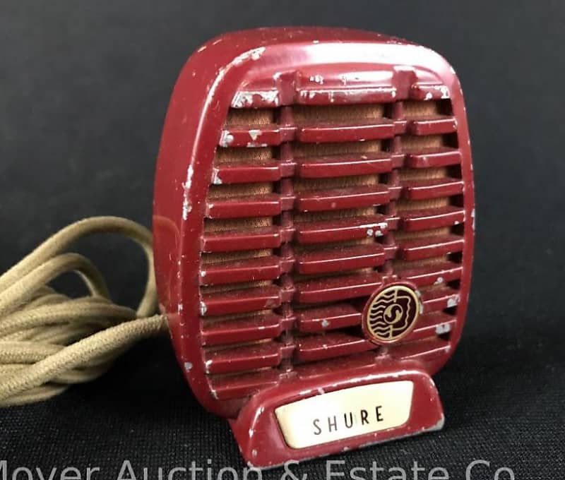 Shure 710a Red Vintage Microphone | Reverb