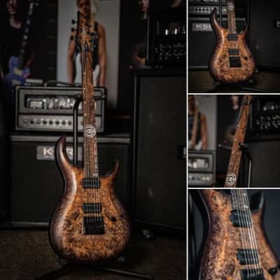 Kiesel AJ6E Andy James Crescent Signature 2021 Burled Maple | Reverb
