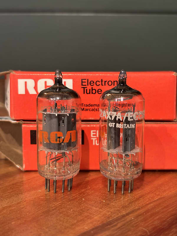 Pair NOS RCA 12AX7A/ECC83 Gt. Britain | Reverb