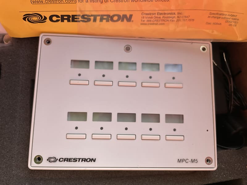 Crestron MPC-M5-W 10-Button Media Presentation Controller - | Reverb