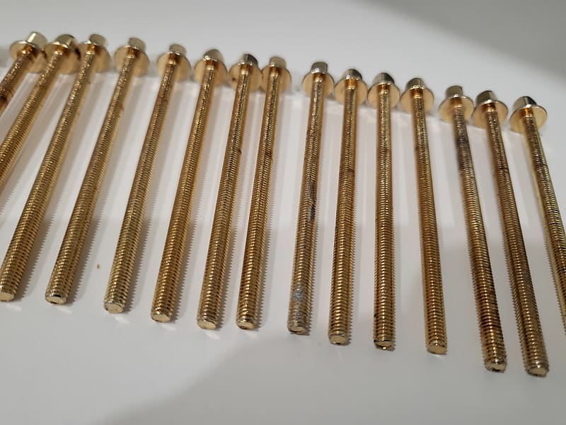 DW Collectors 16 Gold tension rods | Reverb