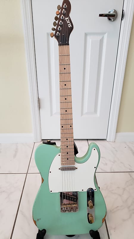 Slick SL51 Aged Surf Green Dual Single-Coil Pickups 2021 - | Reverb