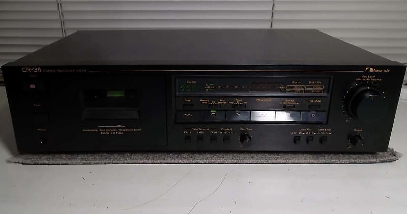 1988 Nakamichi CR-3A Discrete 3-Head Stereo Cassette Deck New | Reverb