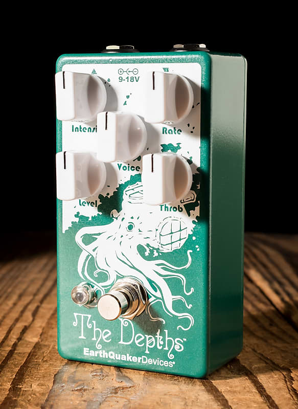 EarthQuaker Devices The Depths V2 Optical Vibe Machine Pedal | Reverb