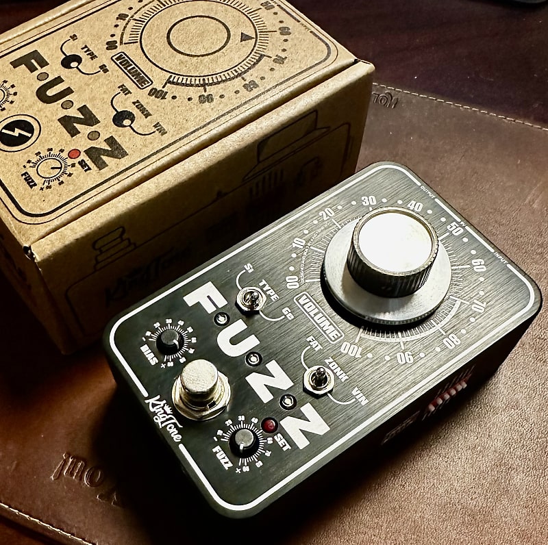 King Tone Guitar Mini Fuzz V2 - Black Ge & Si 2024 - Black | Reverb