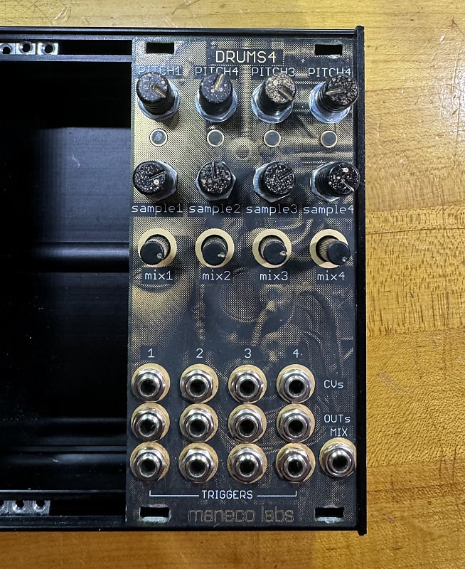 Maneco Labs DRUMS4 EURORACK MODULE | Reverb
