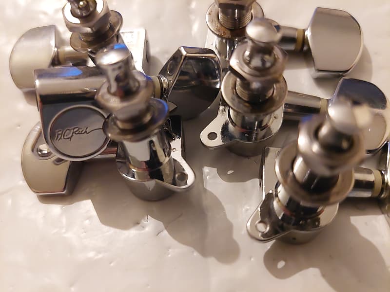 BC Rich 3 x 3 Big Key Tuners MIK Korea off a Mockingbird | Reverb