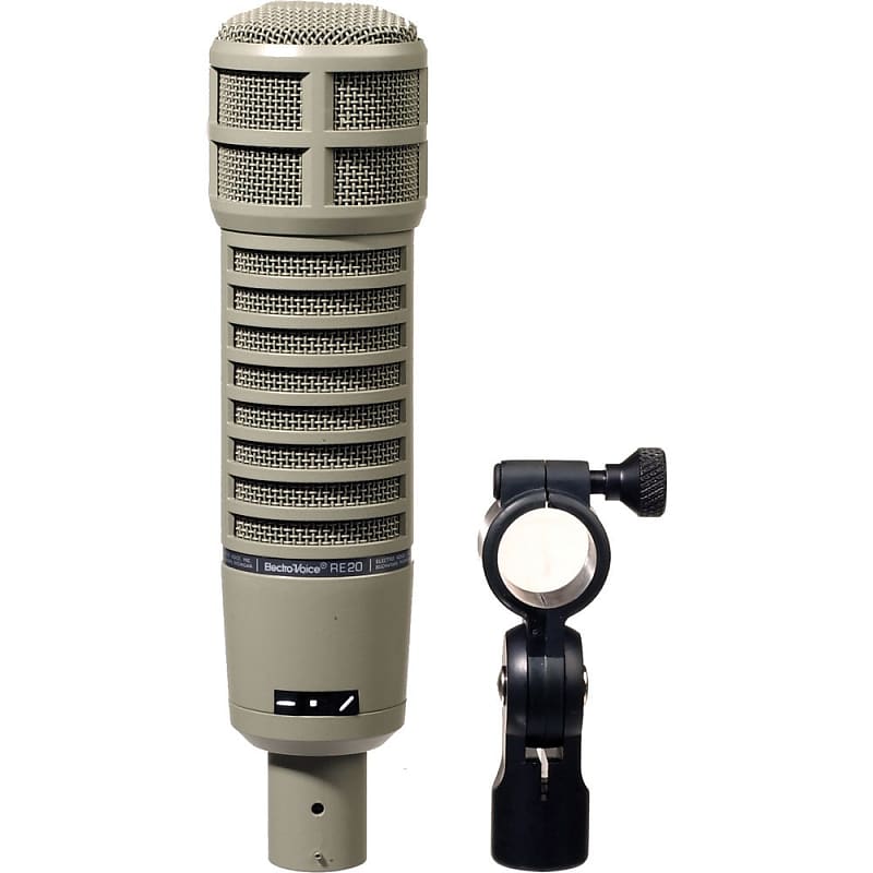 Electro-Voice RE20 Dynamic Broadcast Microphone with | Reverb