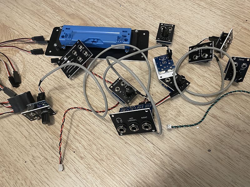 Pulp Logic lot of 1u Modules Spring Reverb Phones Mult Slew | Reverb