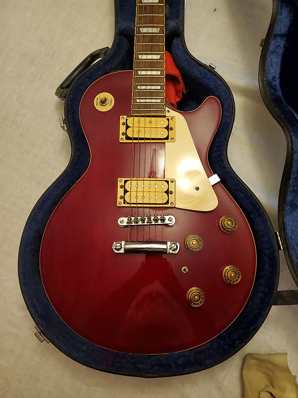 Vintage Lotus L555 1987 Candy Apple Red, HH w/Phase Switch, | Reverb