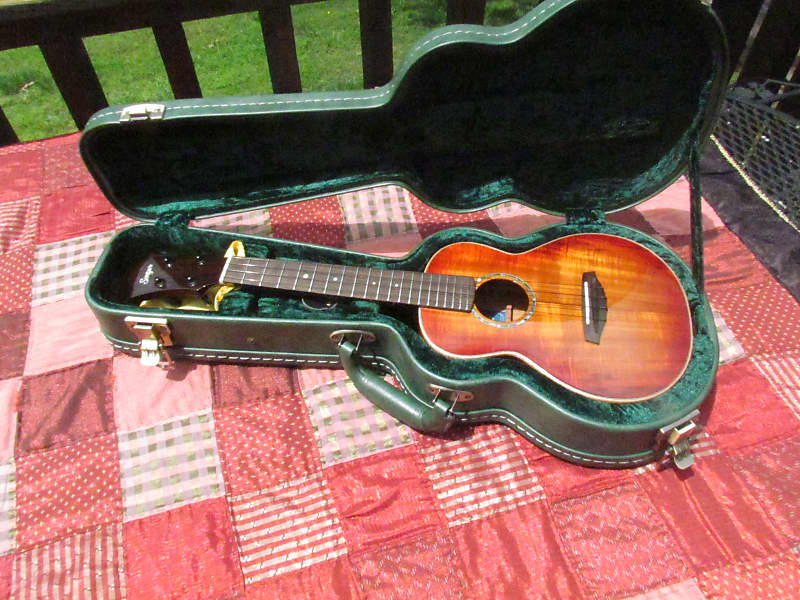 aNueNue/Singer Koa Concert Ice-Tea Sunburst Ukulele (RC1K-IT | Reverb