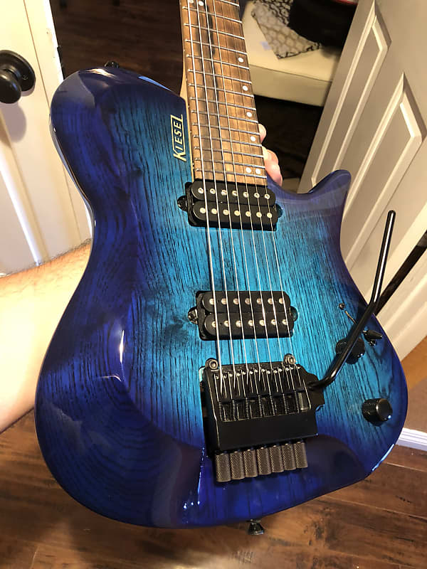 Kiesel Zeus 7 String Trem Z7X w/ Case Headless 2018 | Reverb