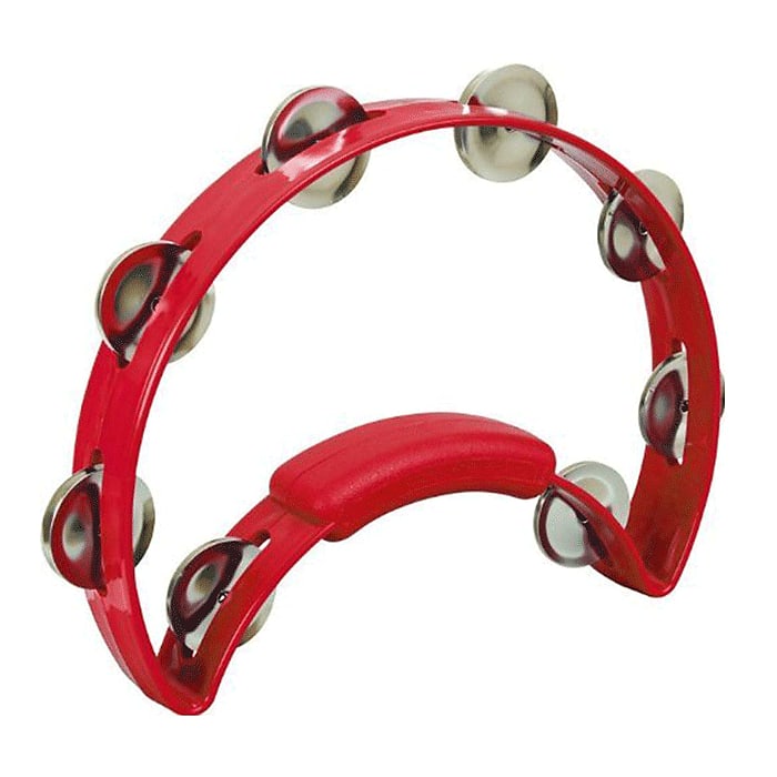 Rhythm Tech - Solo Tambourine Red | Reverb