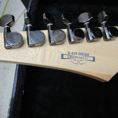 2003 Ibanez S 470 DX QM Electric Guitar (Natural) w/ Original | Reverb