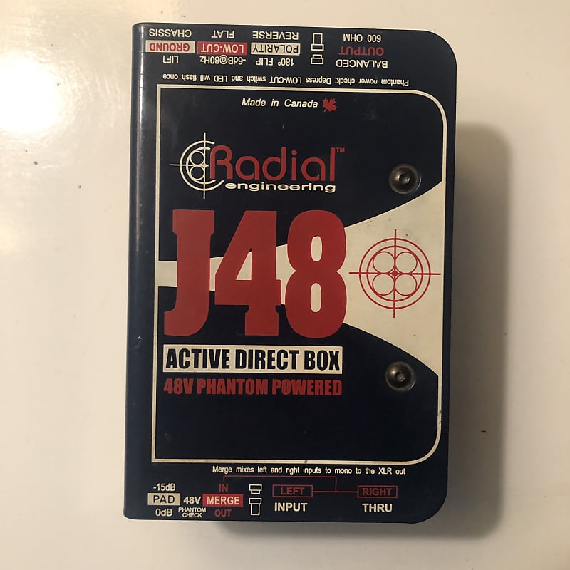 Radial J48 Active Direct Box DI | Reverb