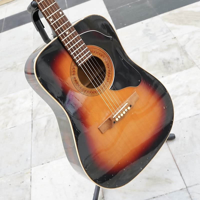 Hofner 491 Dreadnought in Sunburst (1970s) | Reverb UK