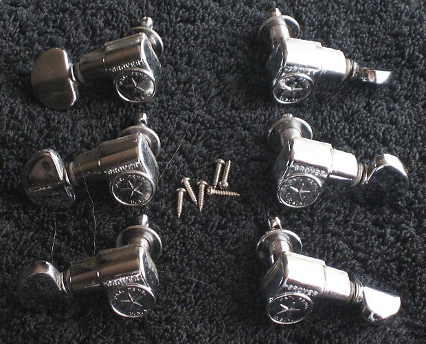 Grover Patent Pending Rotomatic Star Back Tuners W/ Grommets | Reverb