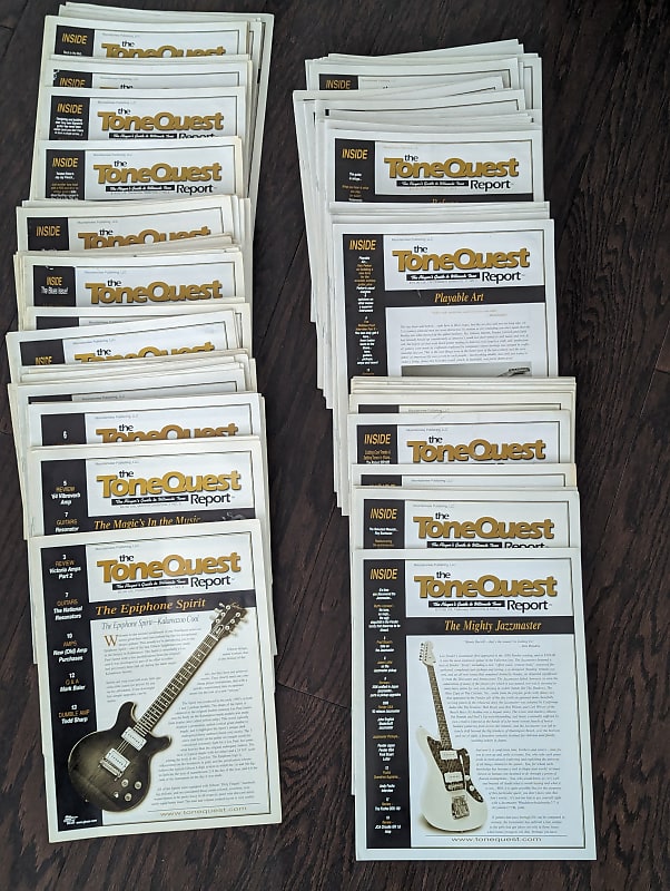 Tone Quest Report Magazine 125 Issues 2000-2016 | Reverb