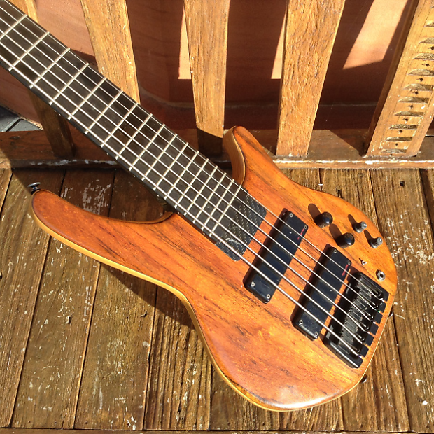 Status 6-string bass guitar 2000s Natural Wood/Graphite | Reverb