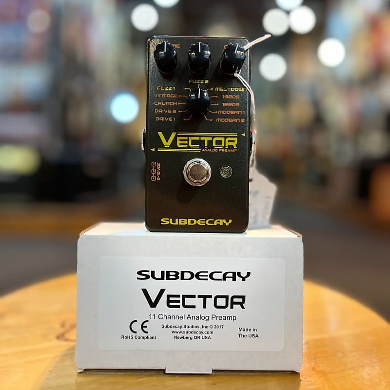 Subdecay Vector Analogue Preamp Guitar Effects Pedal | Reverb UK