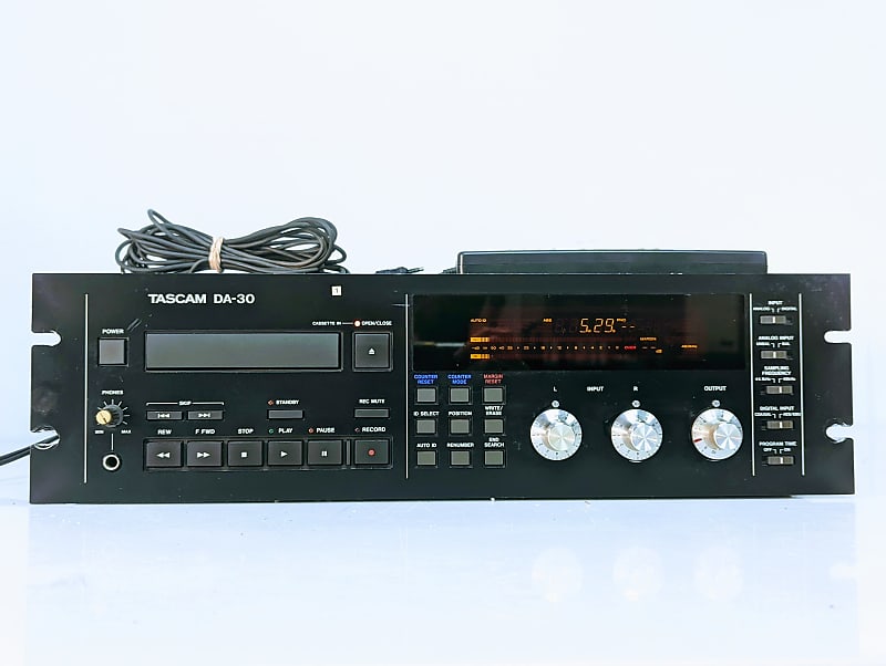 Vintage TASCAM DA-30 DAT Deck Digital Recorder Tested | Reverb