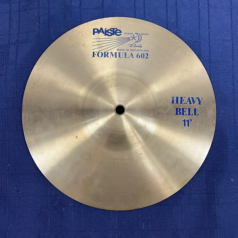 Vintage Paiste Formula 602 11" Heavy Bell Cymbal 1448 grams | Reverb