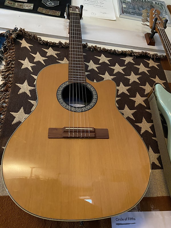 Ovation CC-059 Nylon String Guitar with case | Reverb